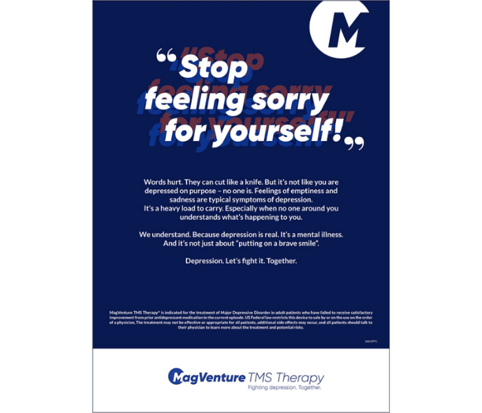 Poster – Stop feeling sorry for yourself! - MagVenture BR